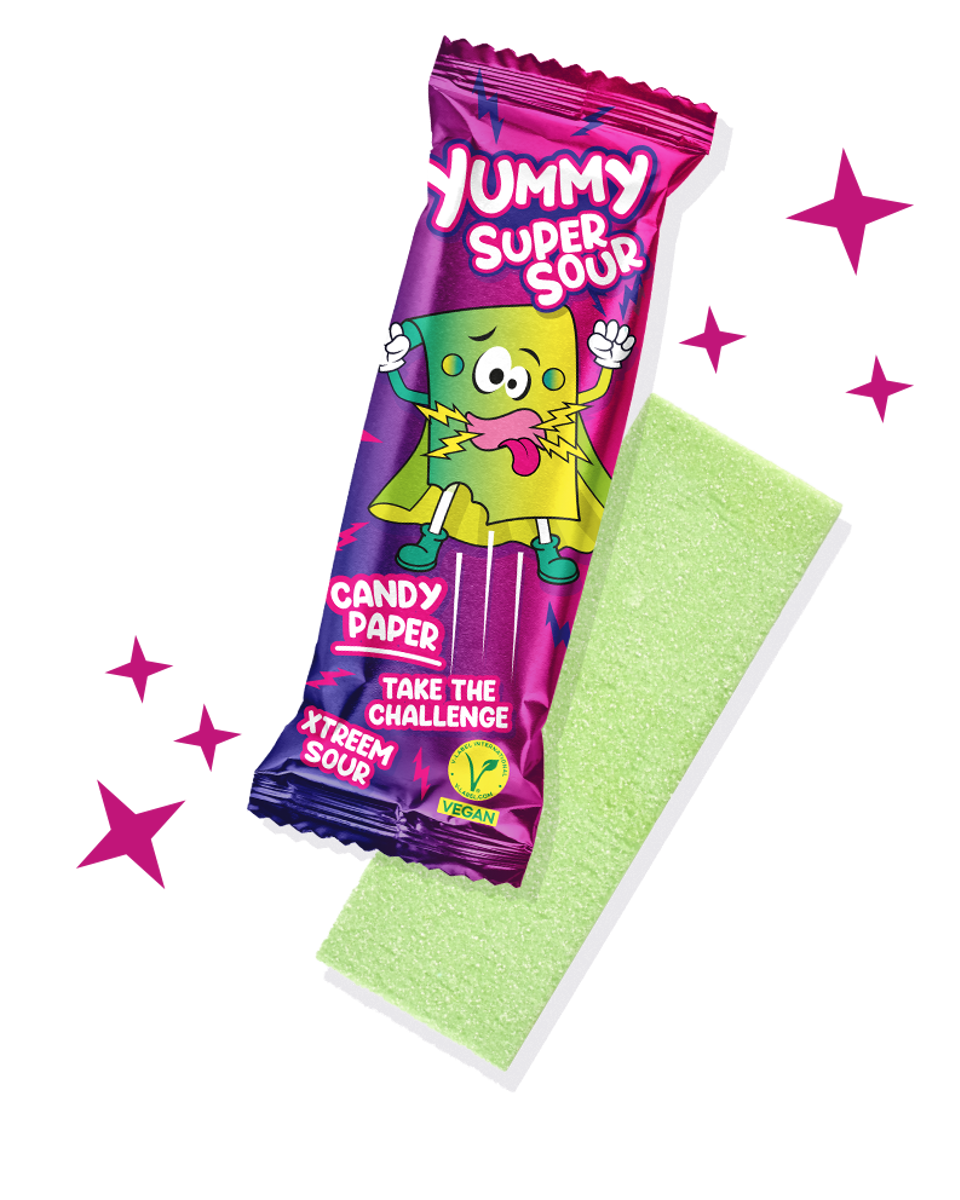 Yummy super sour candy