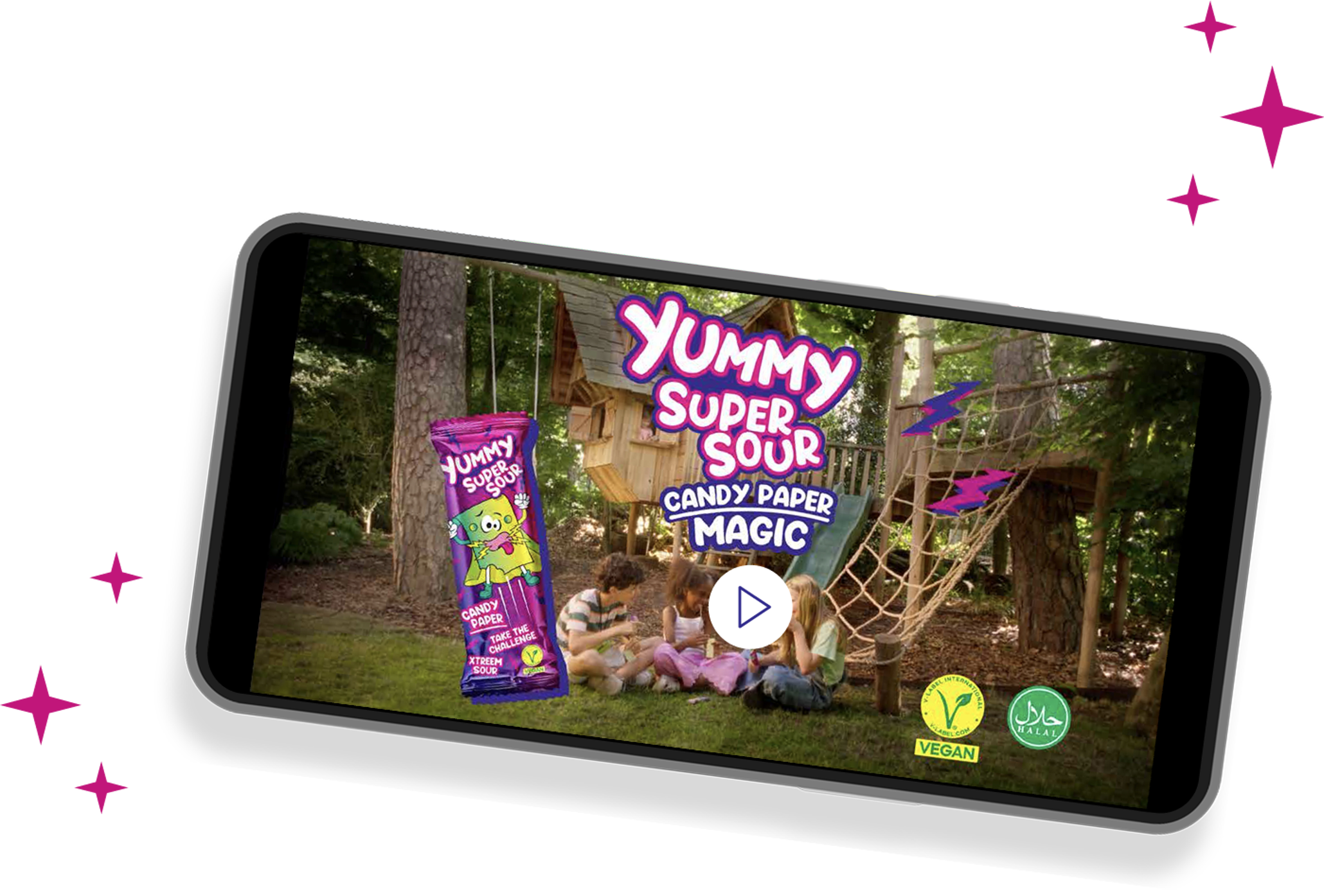 Yummy super sour candy